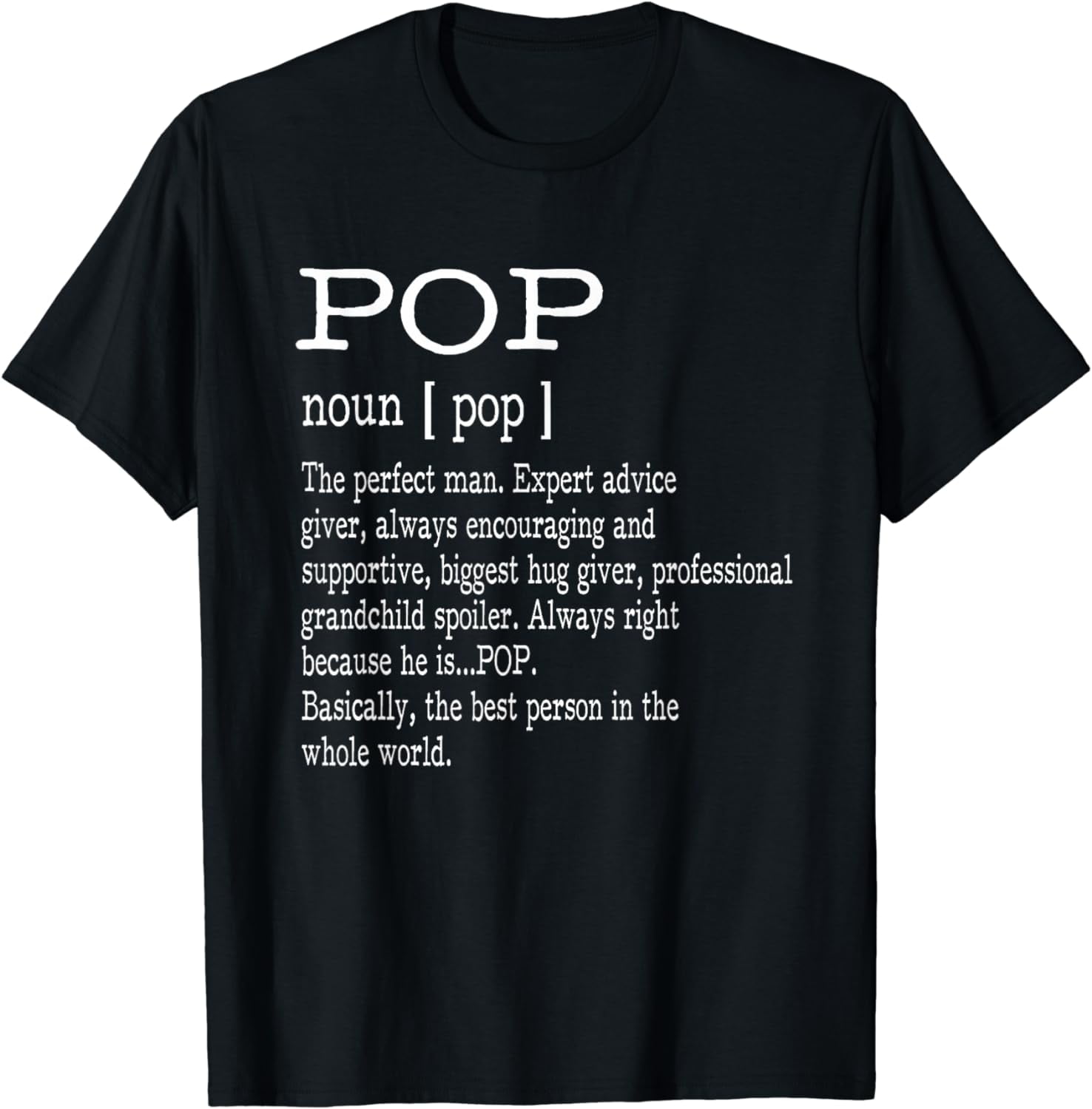 Pop Definition Grandpa Father's Day Gifts - Men T-Shirt - Walmart.com