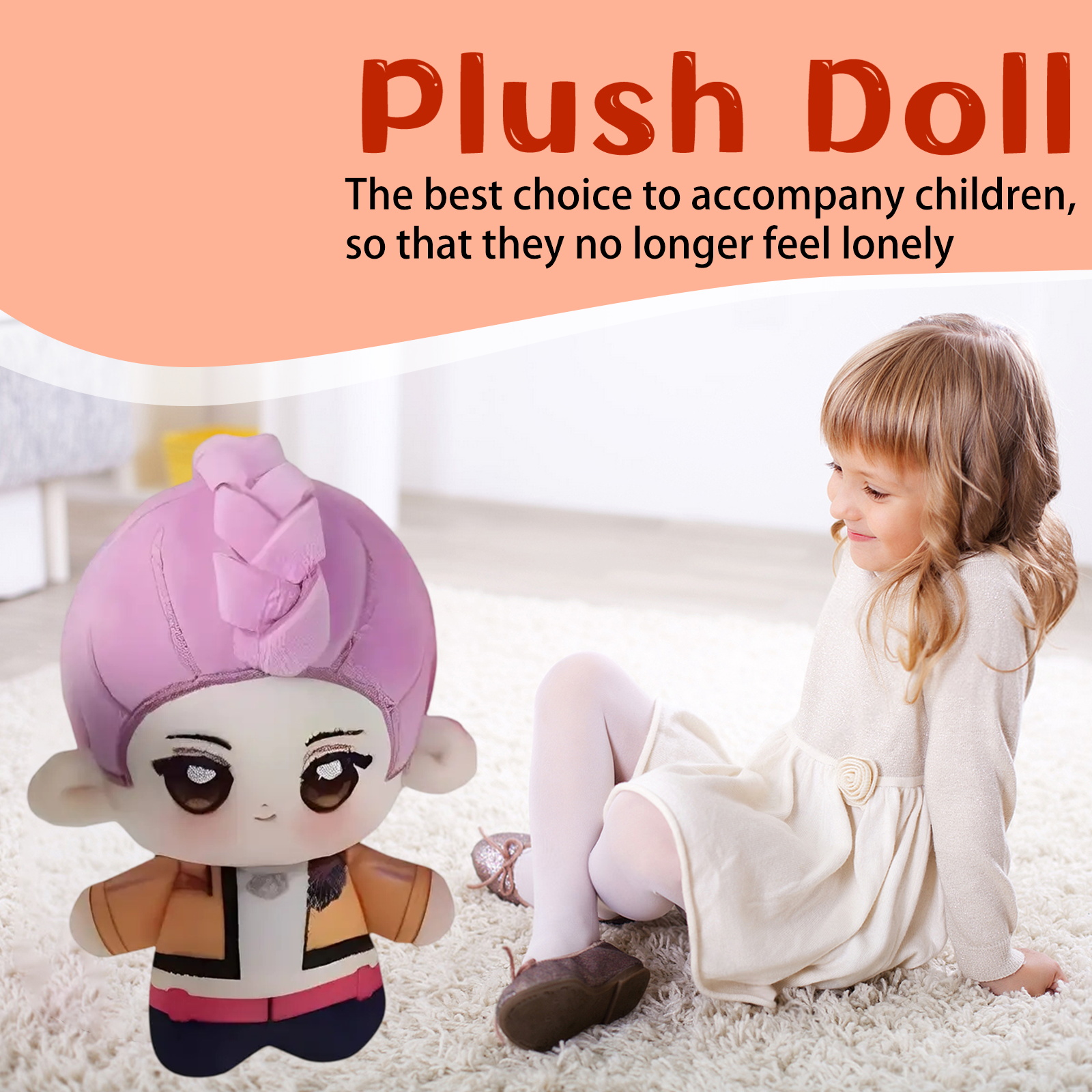 Demon Hunters Rumi Plush Toy 4.7" Adorable Soft Halloween Doll Cute ...