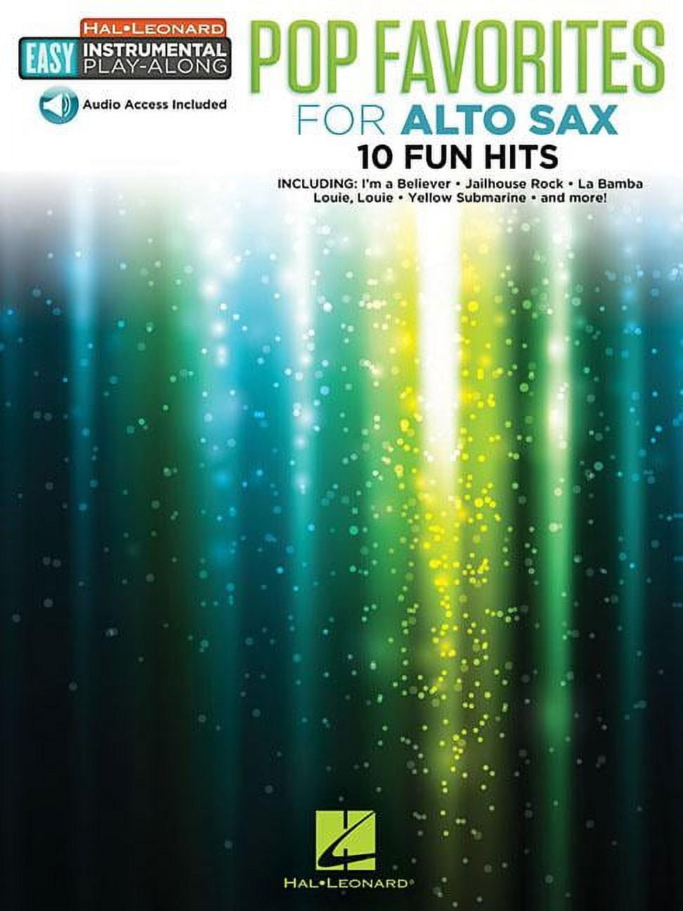 Pop Favorites - 10 Fun Hits: Alto Sax Easy Instrumental Play-Along Book ...