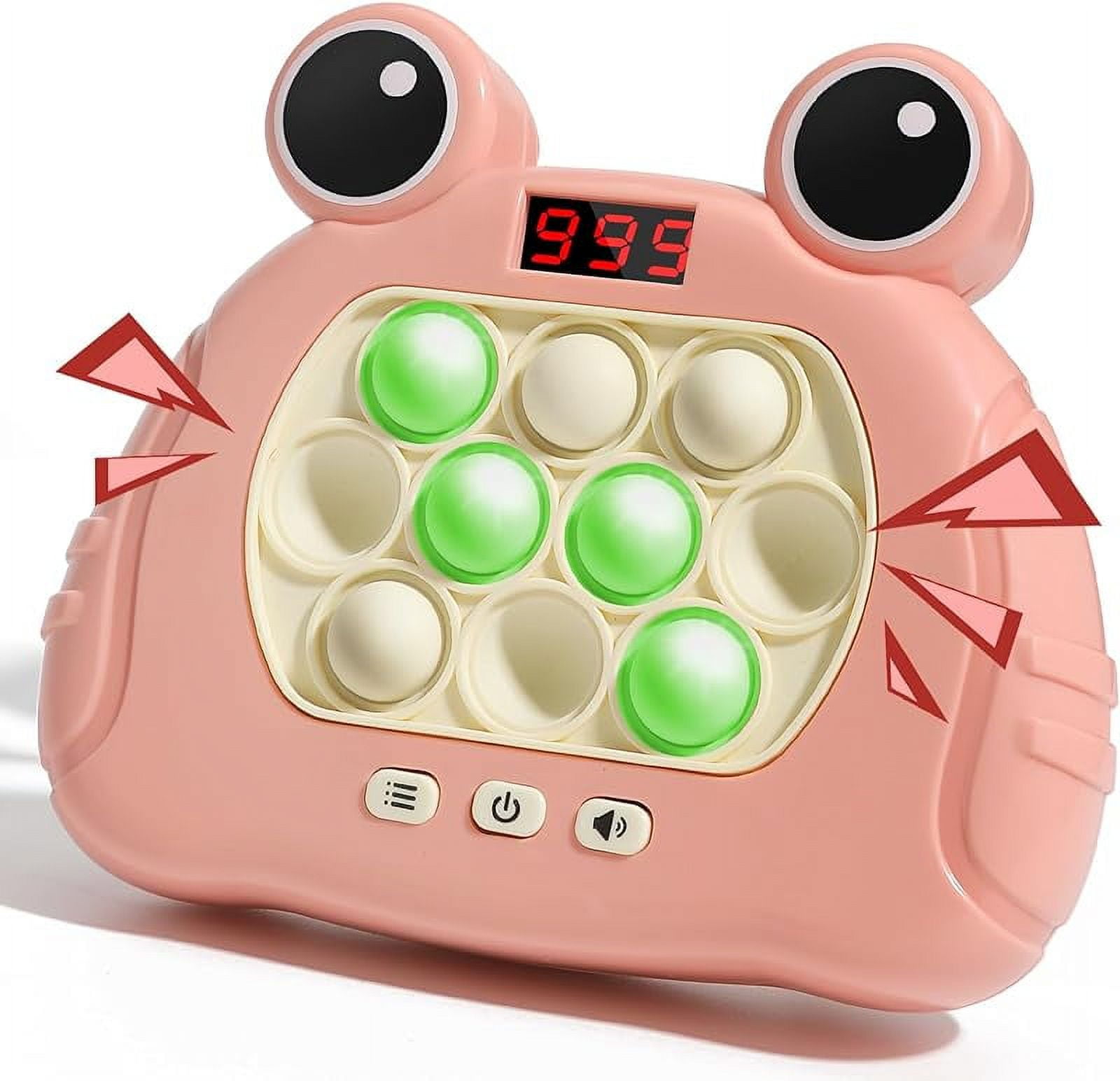 Pop Fidget Kids It Games Toy, Fast Push Bubble Game Console with LED ...