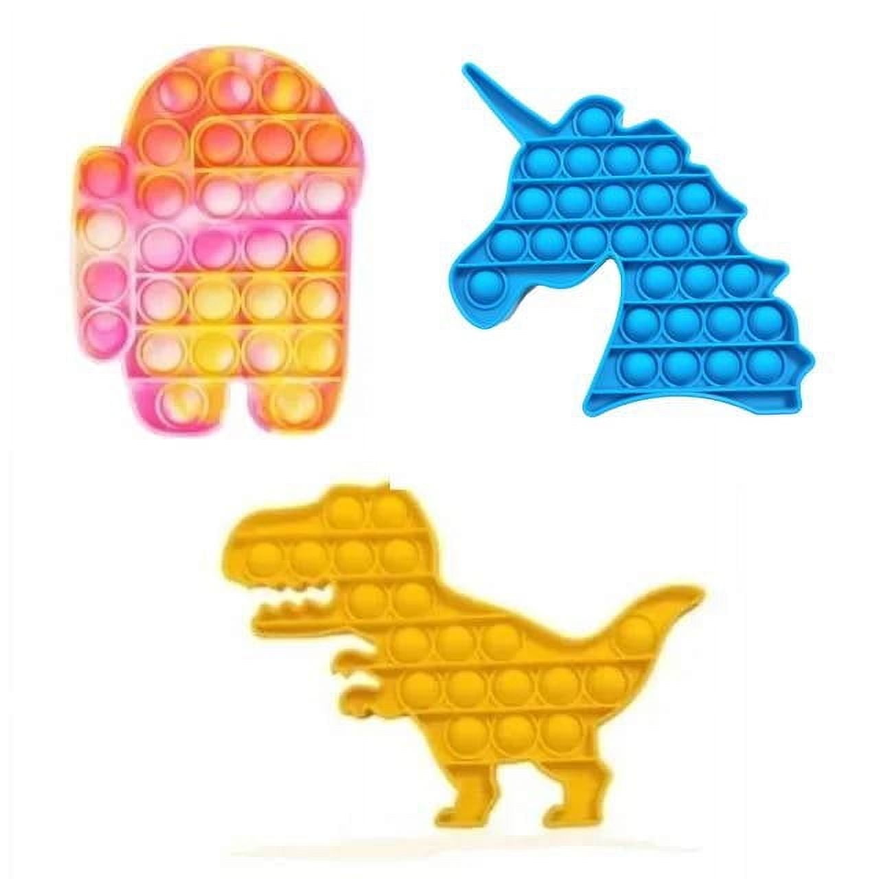 Pop Fidget Popper Toy Push Bubble Popping Sensory Toy for Autistic ...