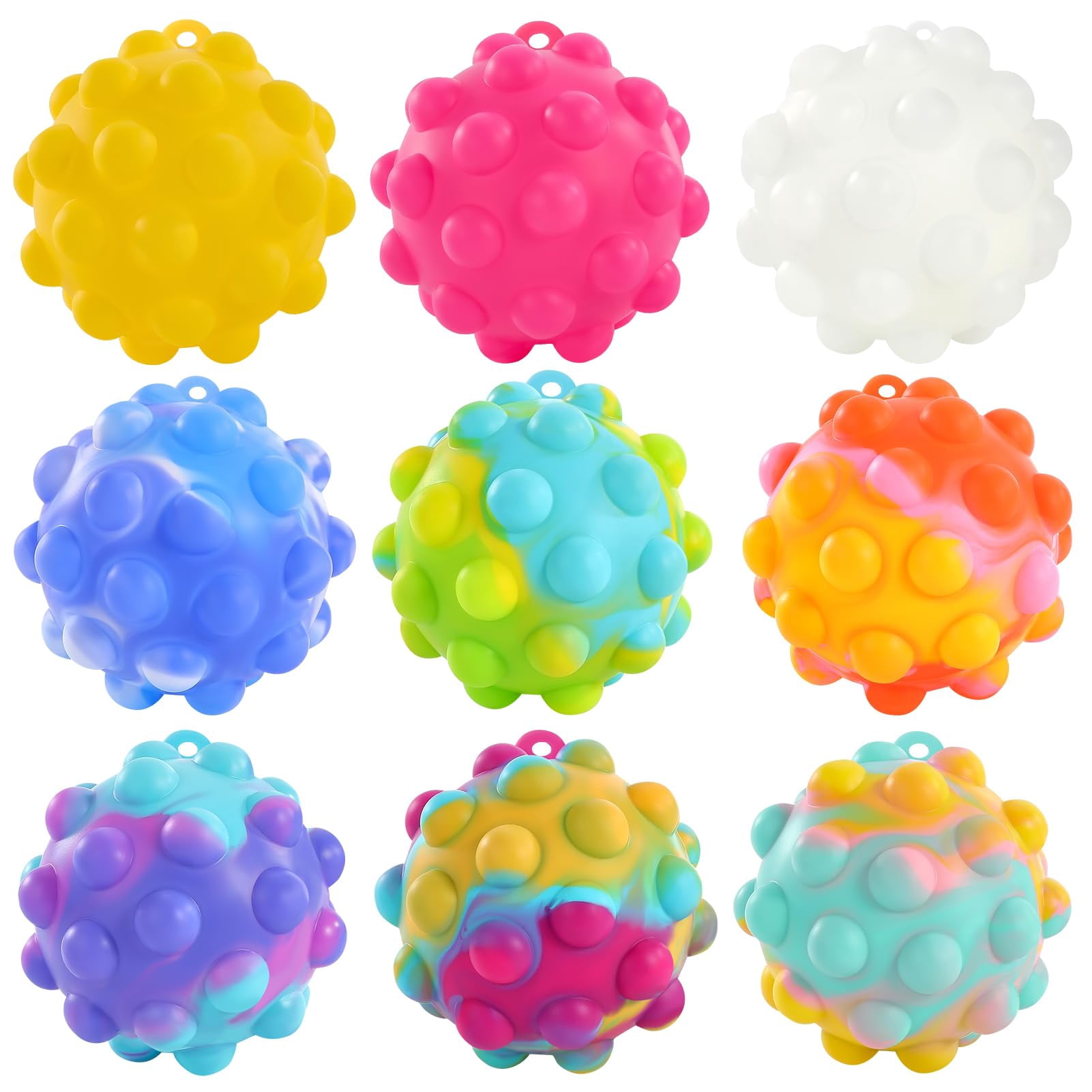 Pop Fidget Toys Ball Its Pop Toy 9 PCS Party Favors Easter Basket ...