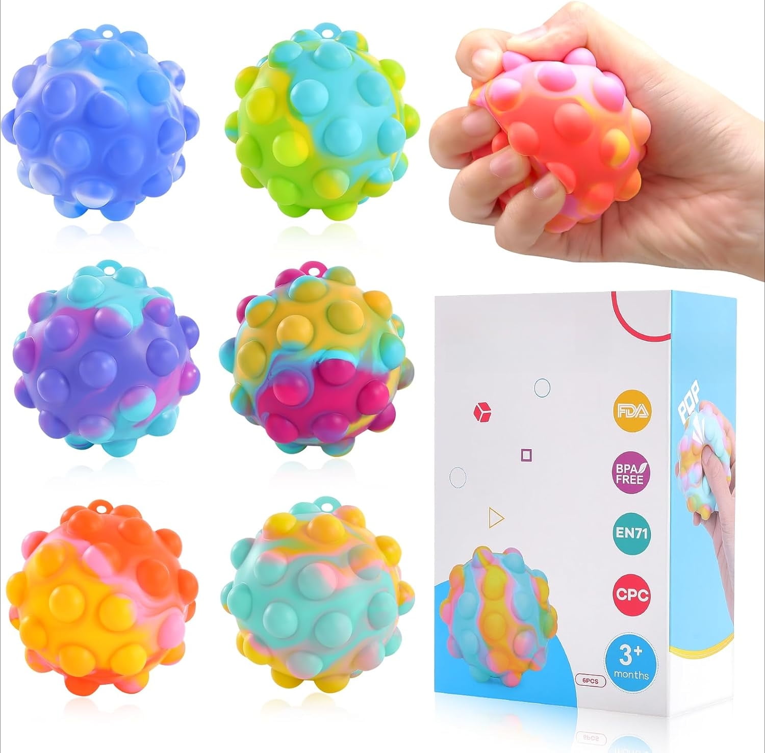 Pop Fidget Toys Its Ball Toy Stress Balls It Pop Fidgets Pack Party ...
