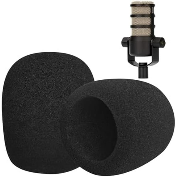 Pop Filter Foam Mic Cover Compatible with Rode PodMic NT1-A NT-USB NT2 ...