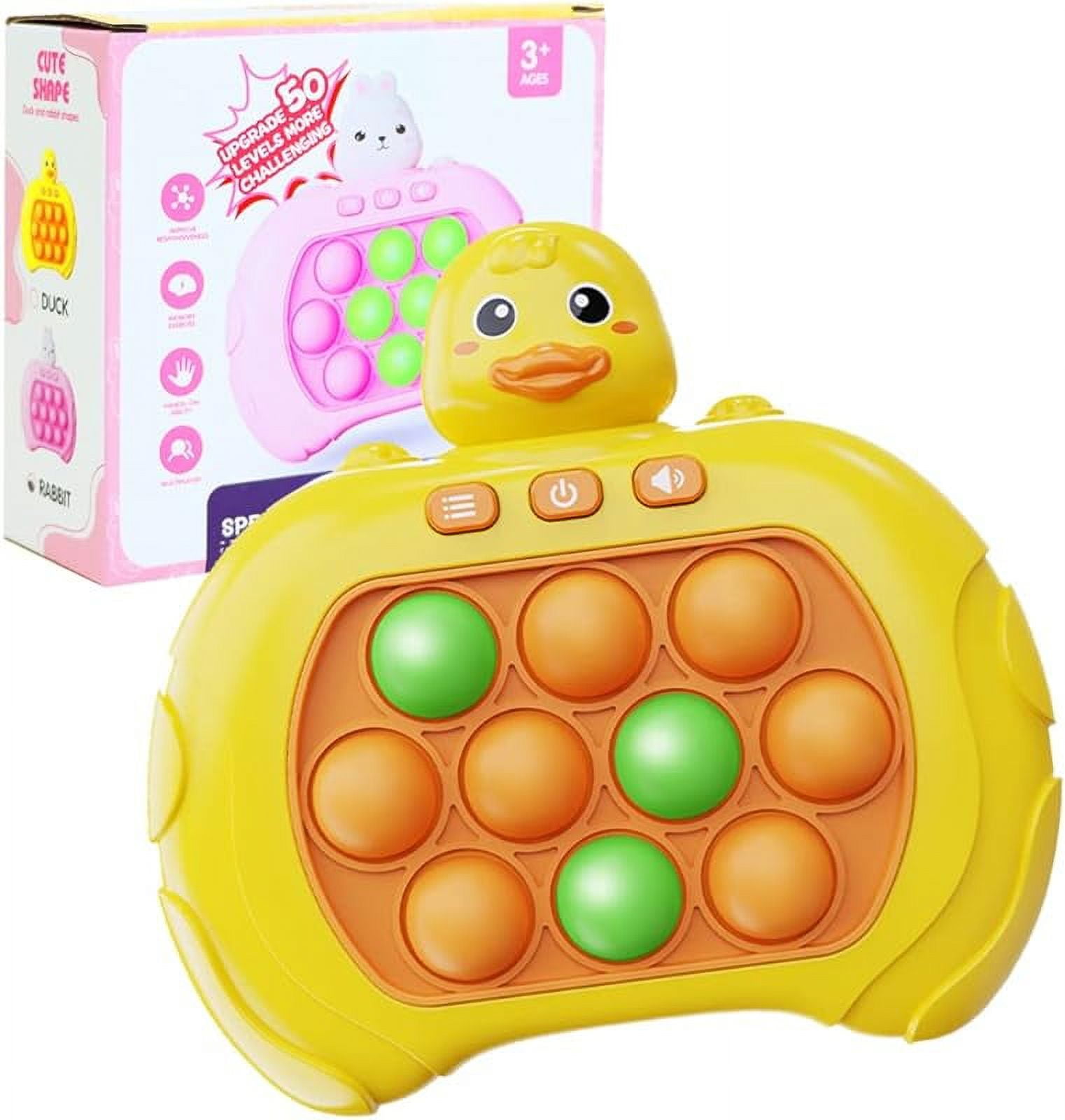 Kids Fast Pop Game Fidget Toy: Quick Push, Whack A Mole, Puzzle for 3 ...