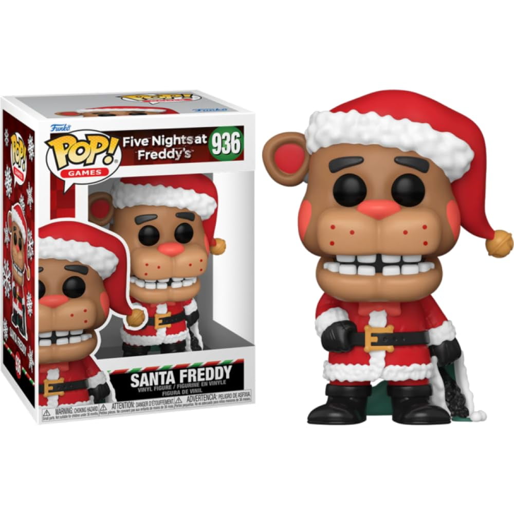 Pop! Games: Five Nights At Freddy'S (Fnaf)- Santa Freddy Fazbear ...