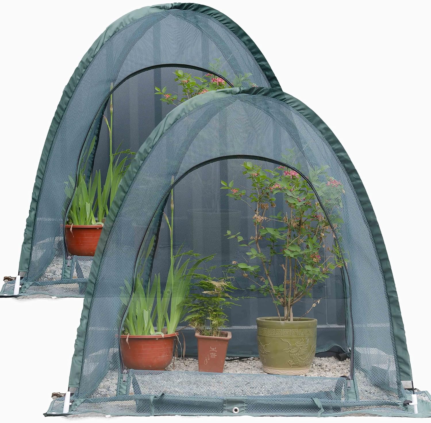 Pop up Gardening Net Cover,36x36x39 inch Pack of 3 Pest Guard Cover for ...