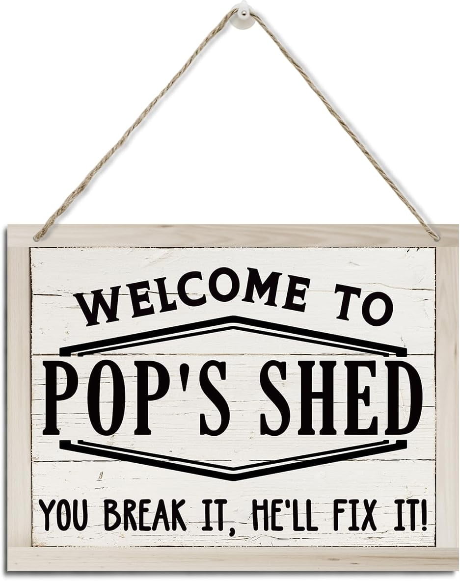 Pop Gifts, Signs for Pop, Father's Day Gift for Pop, Rustic Hanging ...