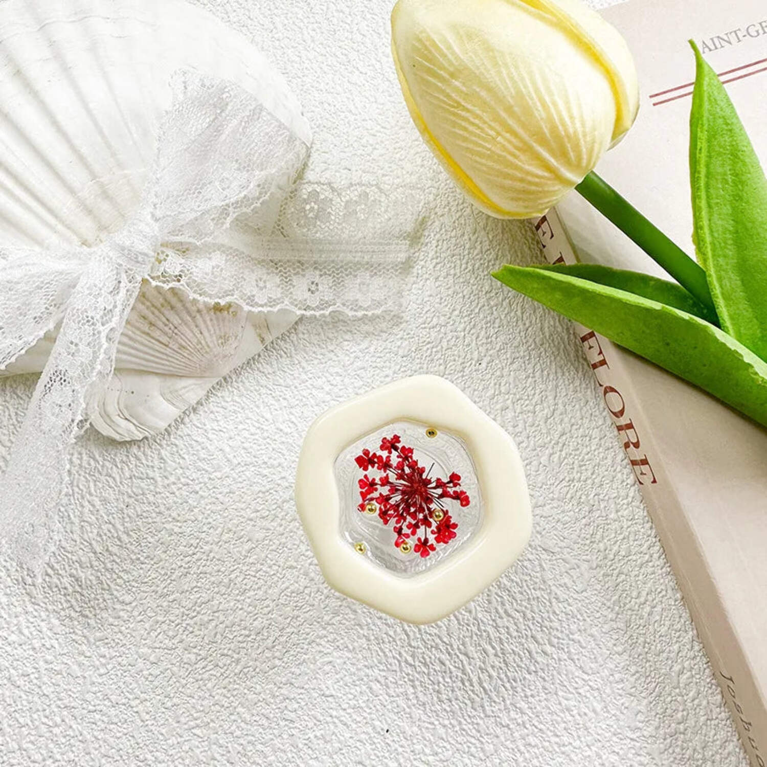 Pop Holder 3D Finger Grip Sockets Phone Grips Tok Japanese flower epoxy ...