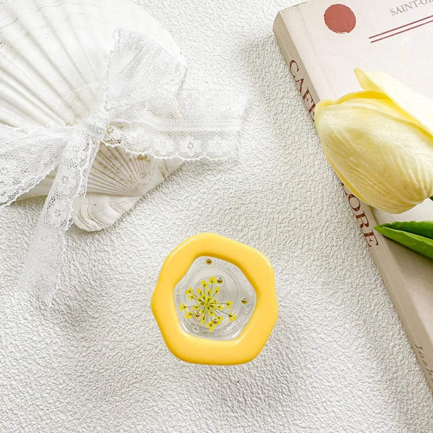 Pop Holder 3D Finger Grip Sockets Phone Grips Tok Japanese flower epoxy ...