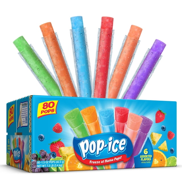 POP-ICE Ice Pops for Warehouse Breakroom Refreshment - Walmart Business ...