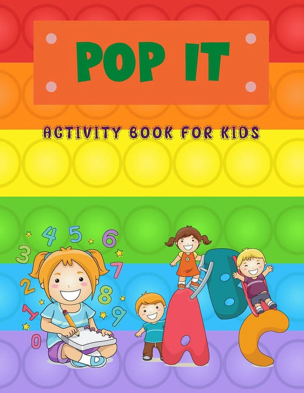Pop It Activity Book For Kids: Pop it Alphabet and Numbers Book for ...