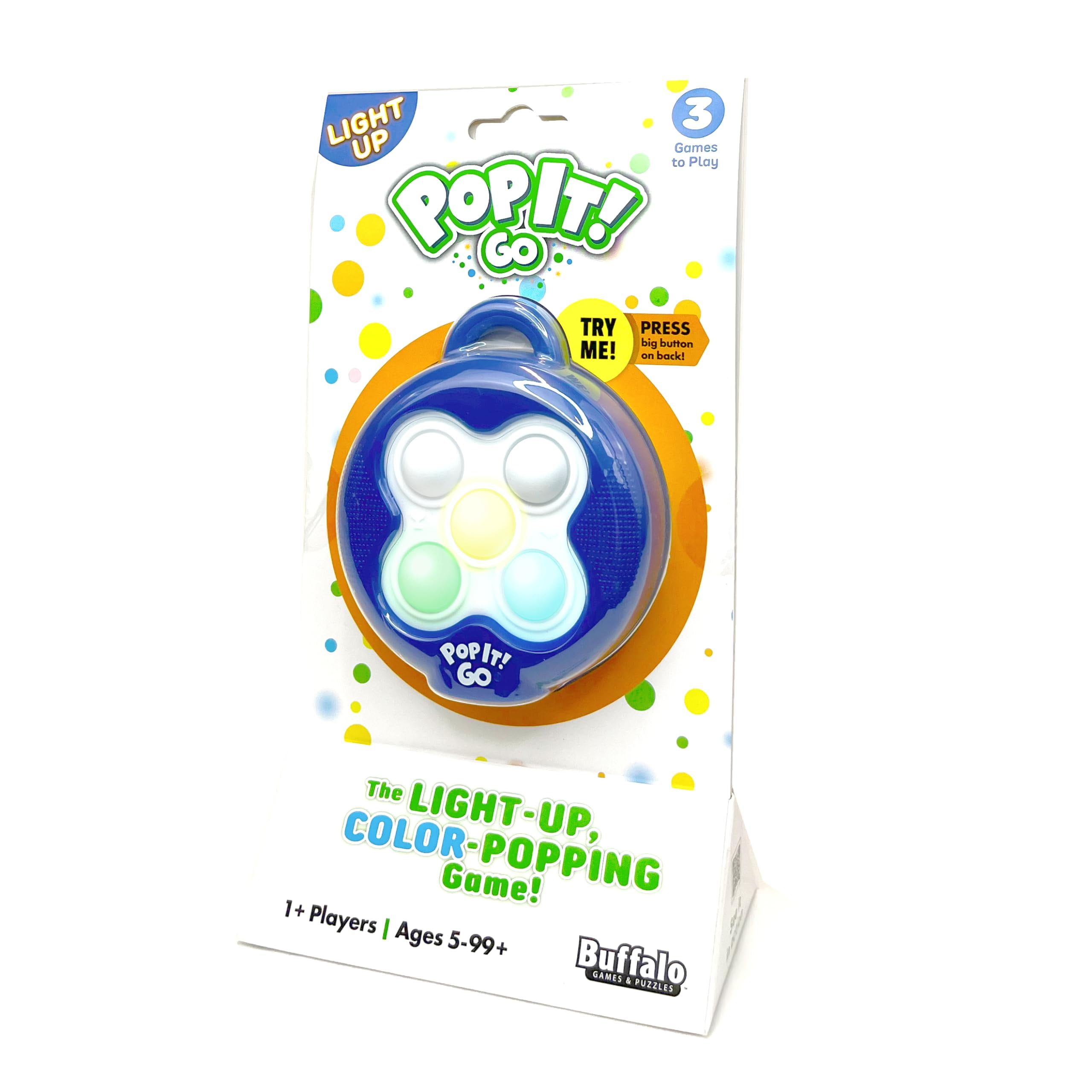 Pop It Go - STF9 The Original Light Up - Colorful Pattern Popping Game ...