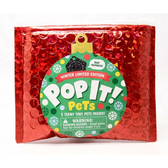 Pop It! Pets Winter Limited Edition Holiday Mystery Bag Mini Pop It ...