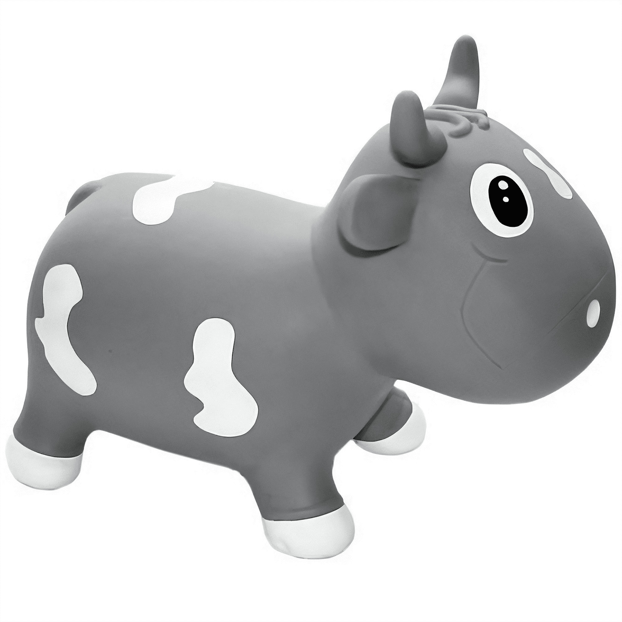 Pop It Up: Kidzzfarm Bouncing Cow: Junior - Grey - Inflatable Animal ...