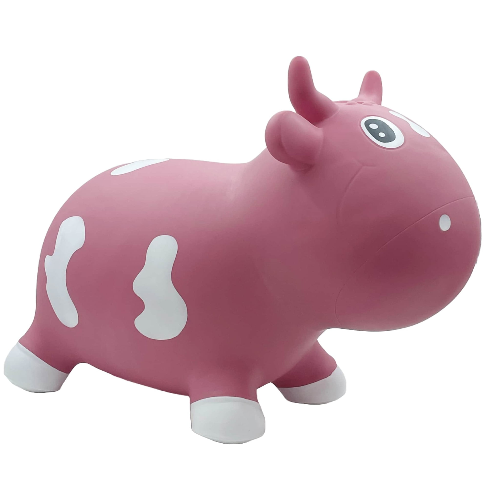 Pop It Up: Kidzzfarm Bouncing Cow: Junior - Pink - Inflatable Animal Hopper, Bouncing Toy & Air ...