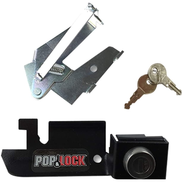 Pop & Lock PL2300 Black Manual Tailgate Lock (Works only with factory ...