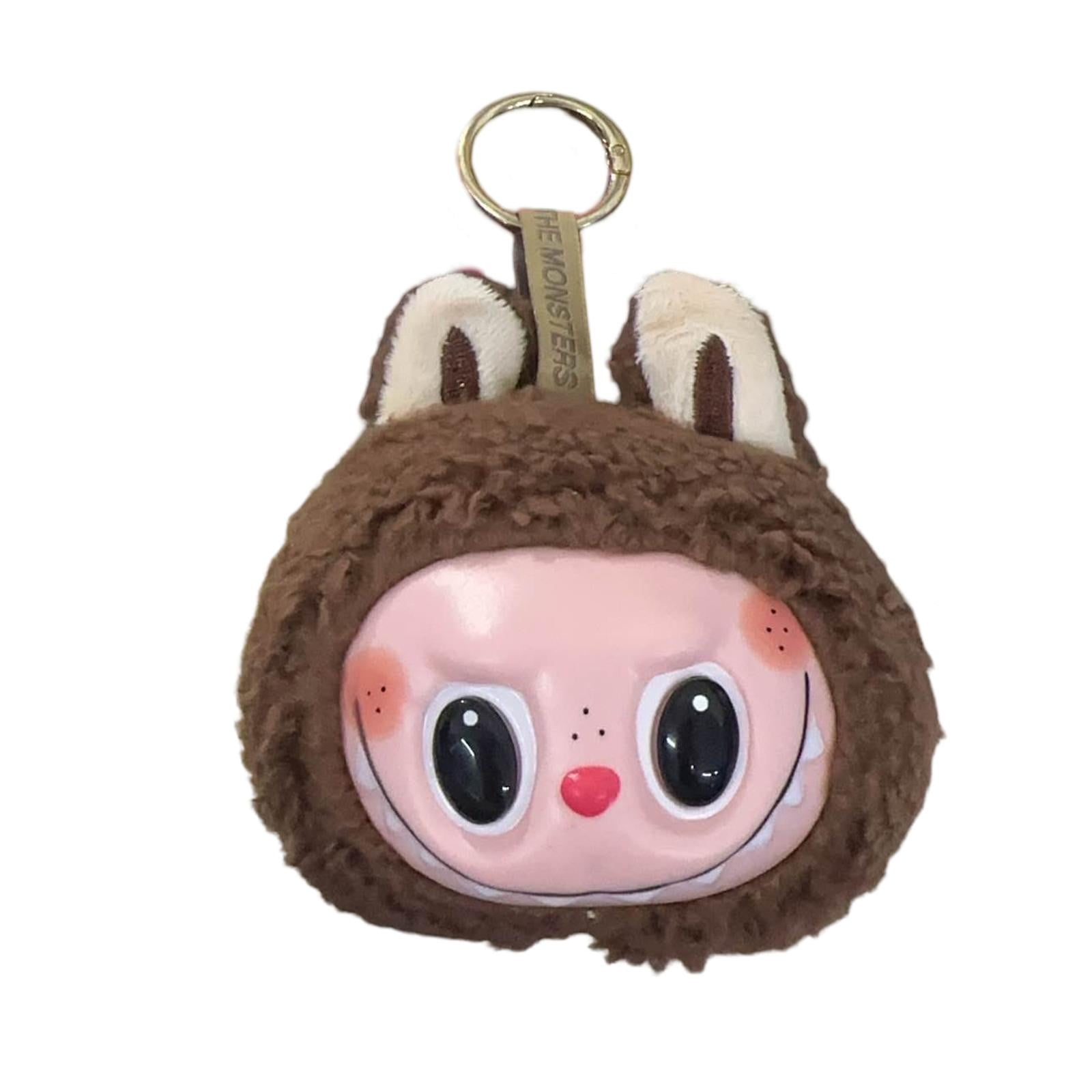Pop Mart Cute Adorable Plush Bunny Keychain Cute Smiling Face Design ...
