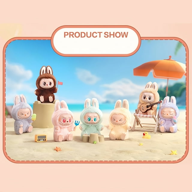 Pop Mart Labubu Doll Have A Seat Plush Toy Vinyl Plush Hanging Cardblind Box Figures La Bubu