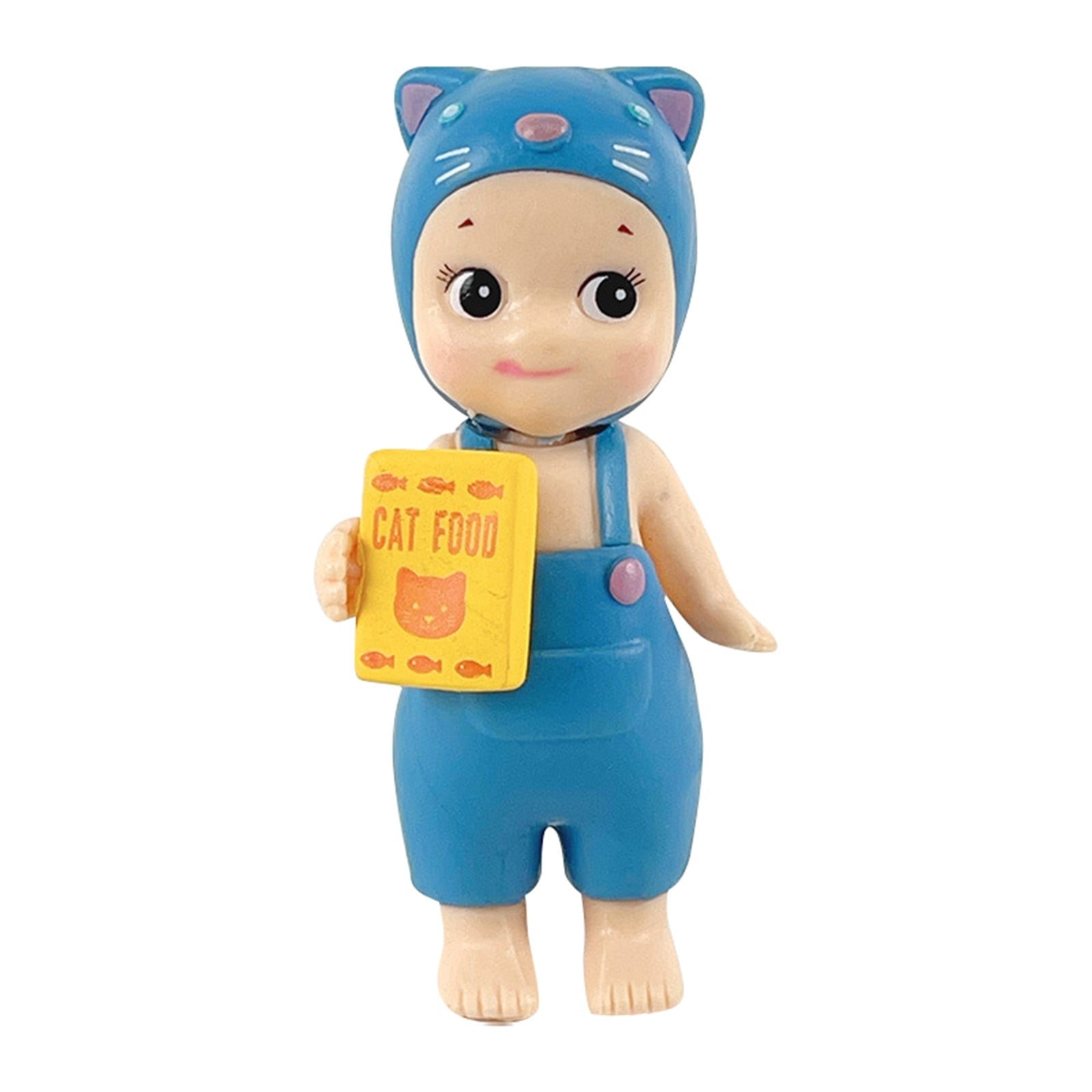 Pop Mart Labubu Toy Sonny Angel Cat Life Series - Blue Cat Snacks ...