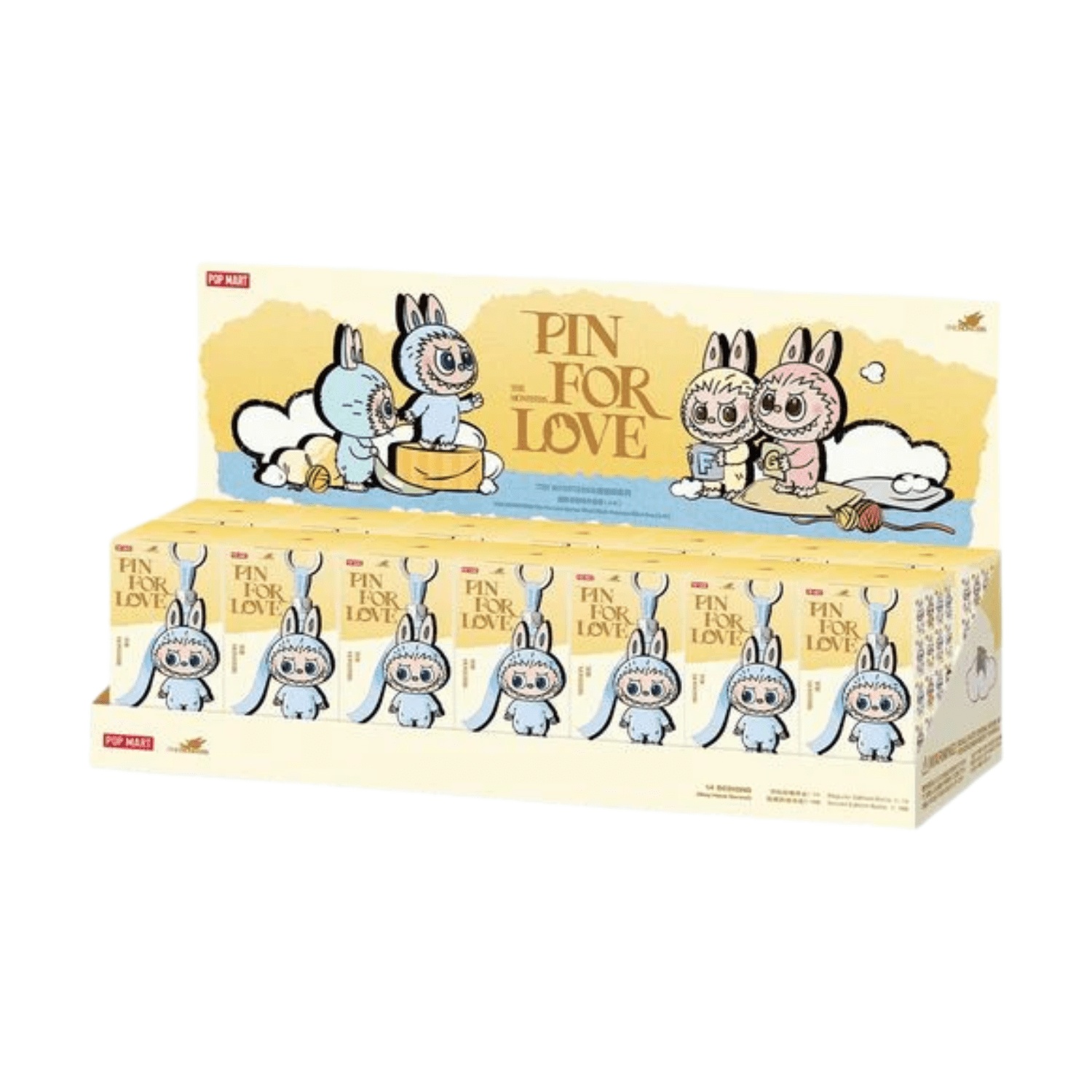 Pop Mart THE MONSTERS (Labubu) V4 Pin for Love Series - A-M Plush Case ...
