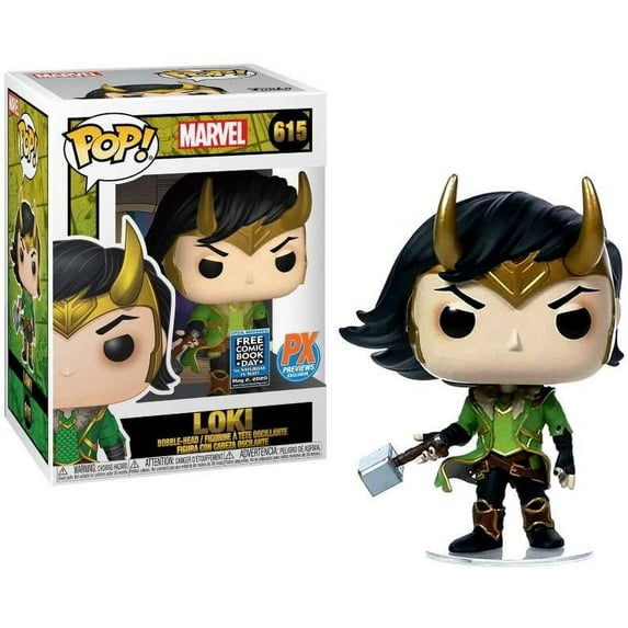 615 Loki (w/ Mjölnir) - Marvel Funko POP - Walmart.com