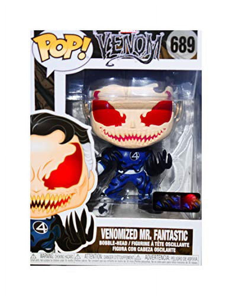 Funko POP Marvel Venom Venomized Mr. Fantastic 689 Bobble Head Figure ...