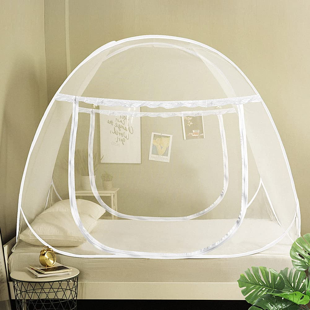 Pop Up Mosquito Net Tent for Beds, Portable Foldable Mosquito Netting ...