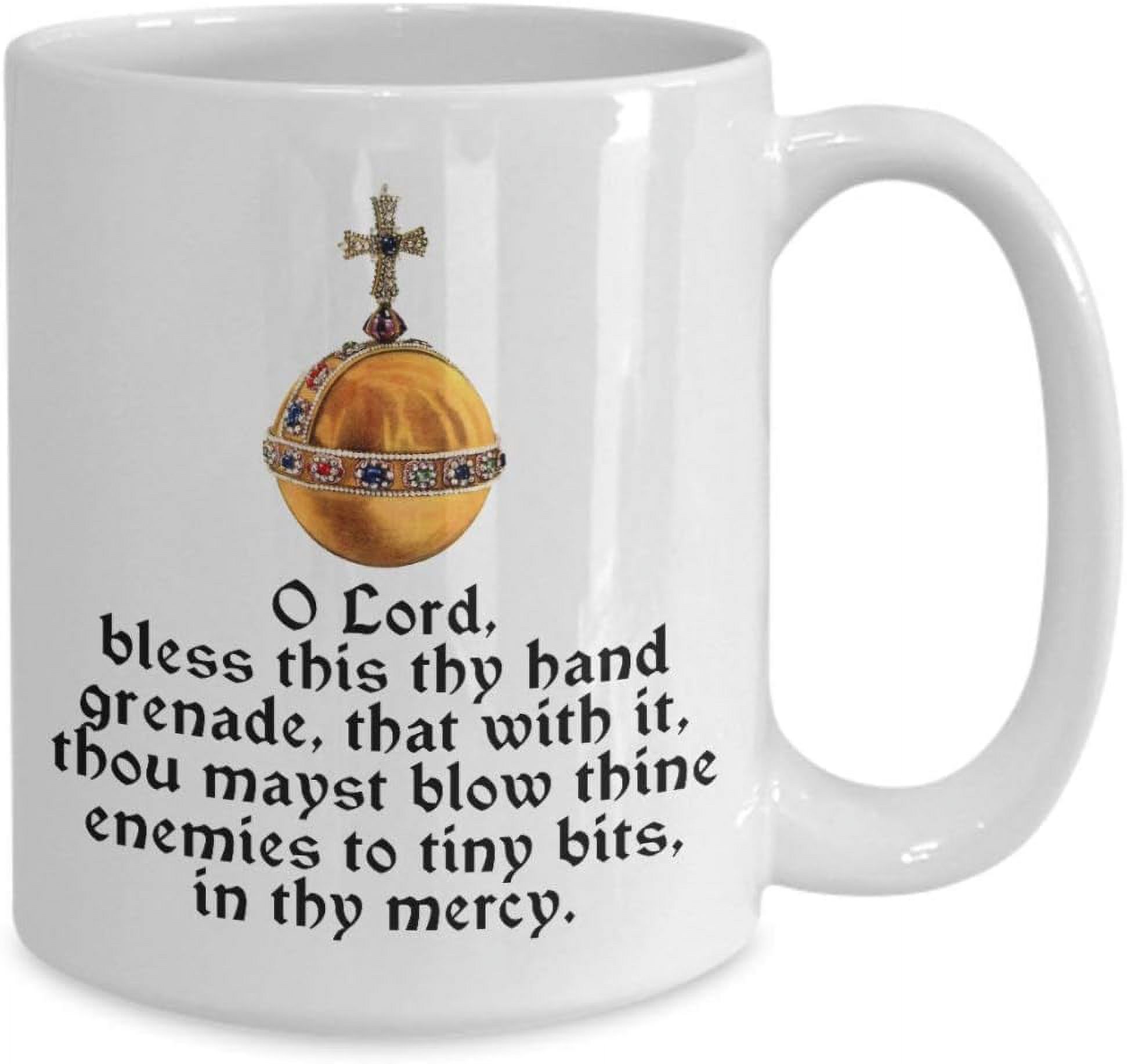 Pop Mug Holy Hand Grenade Novelty 11oz Ceramic drink milk & Coffee Mug ...