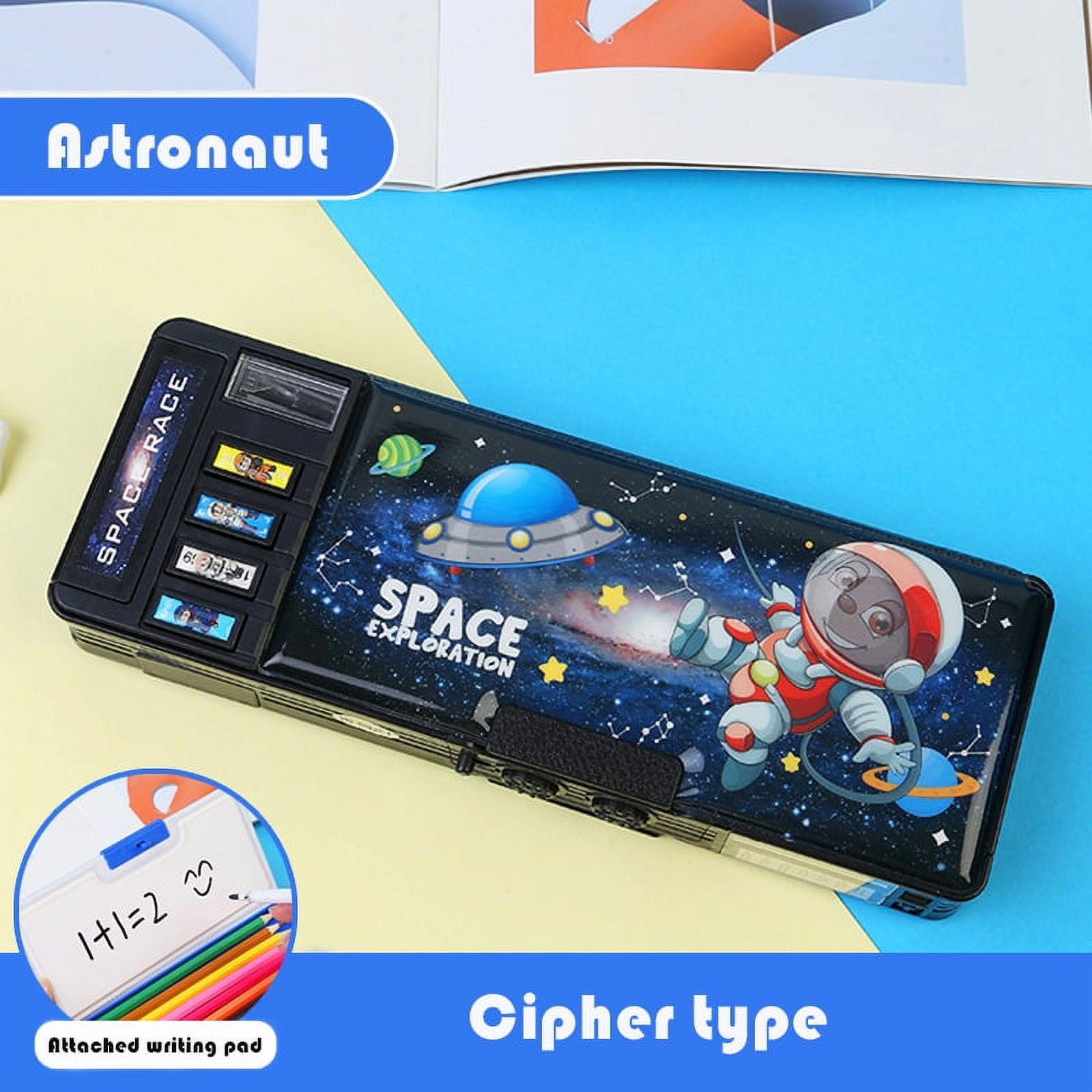 Pop Up Multifunction Pencil Case, Cute Cartoon Pen Box Organizer ...