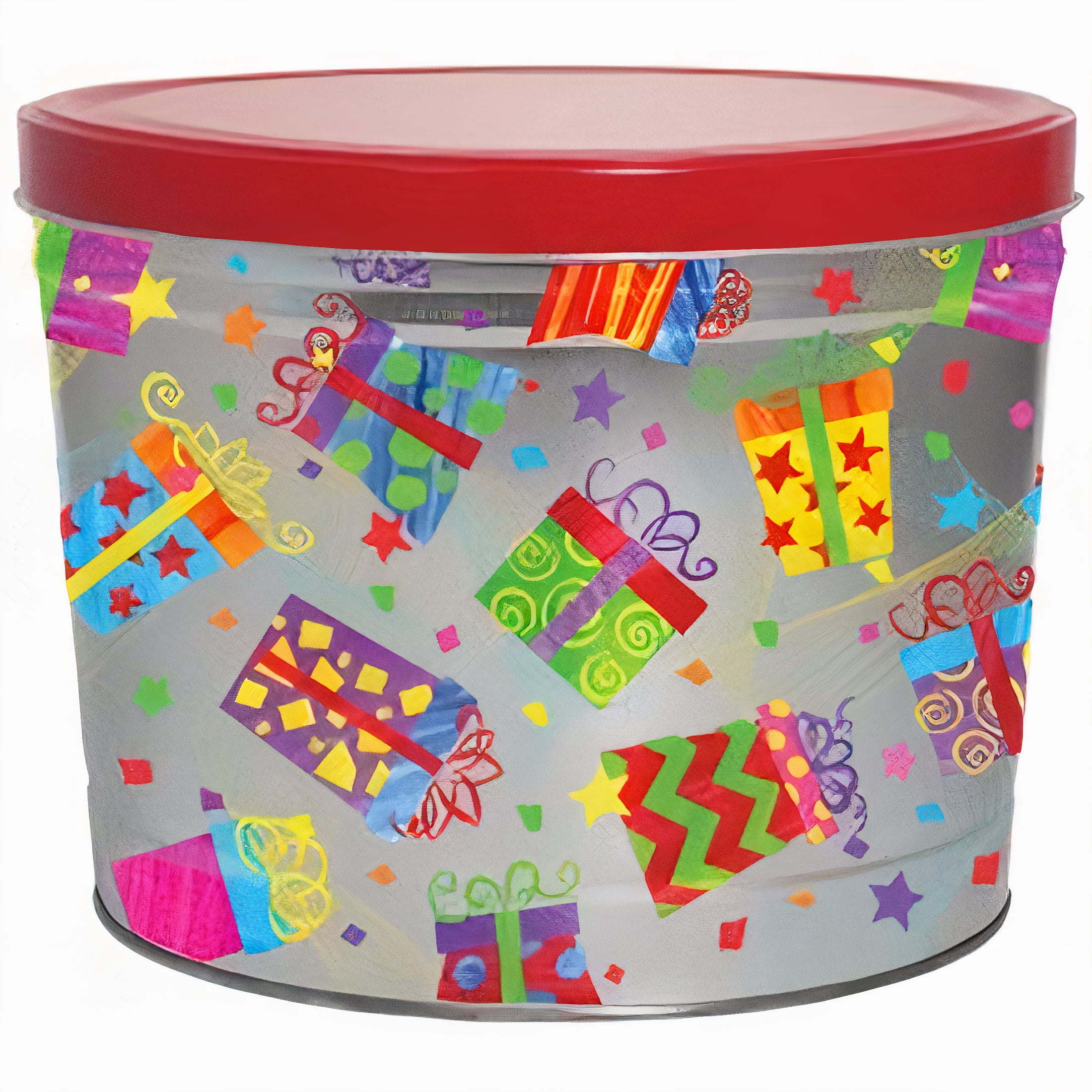 Pop N Cream Gift Galore 3 Gallon Popcorn Tins - Walmart.com