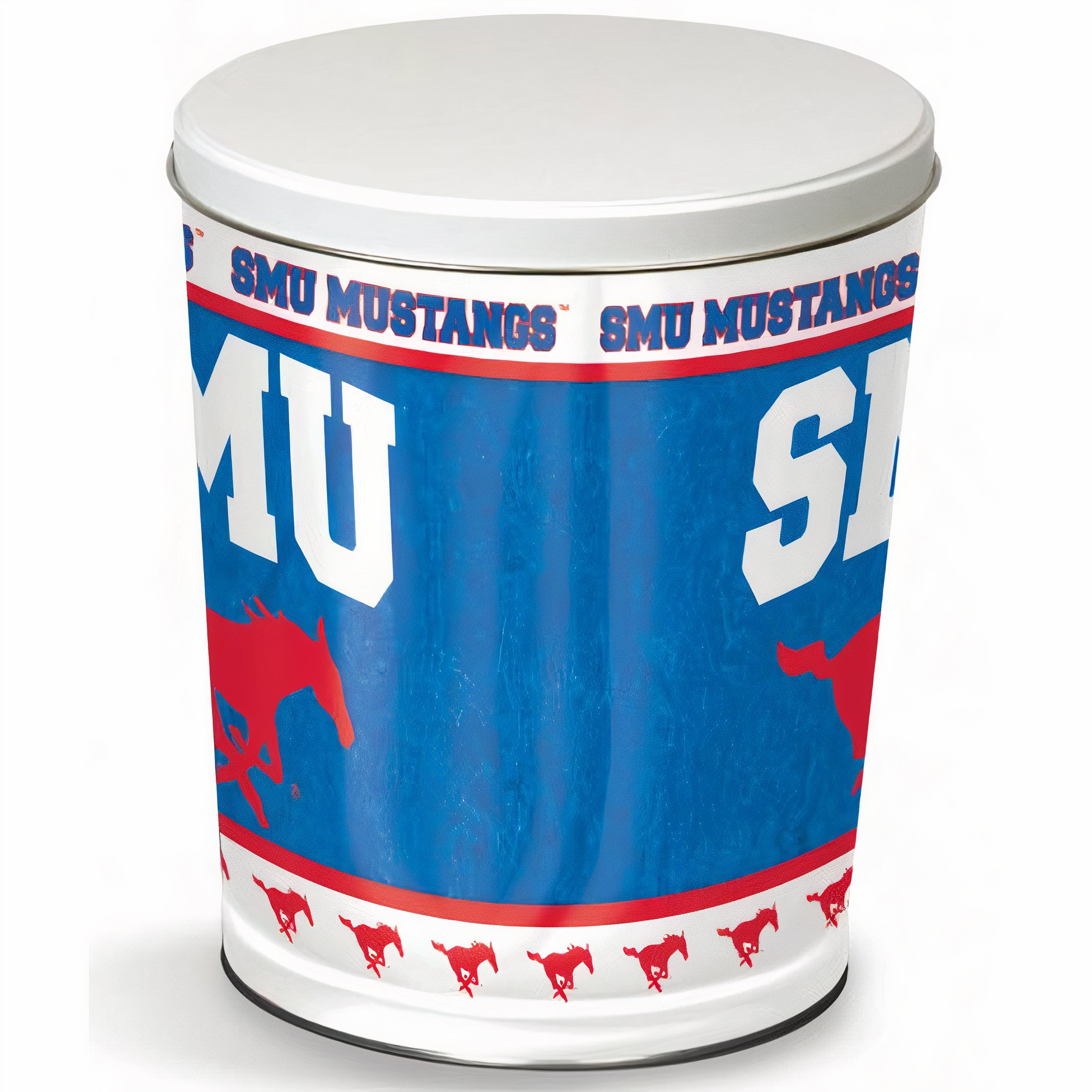 Pop N Cream SMU Mustangs 3 Gallon Popcorn Tins - Walmart.com