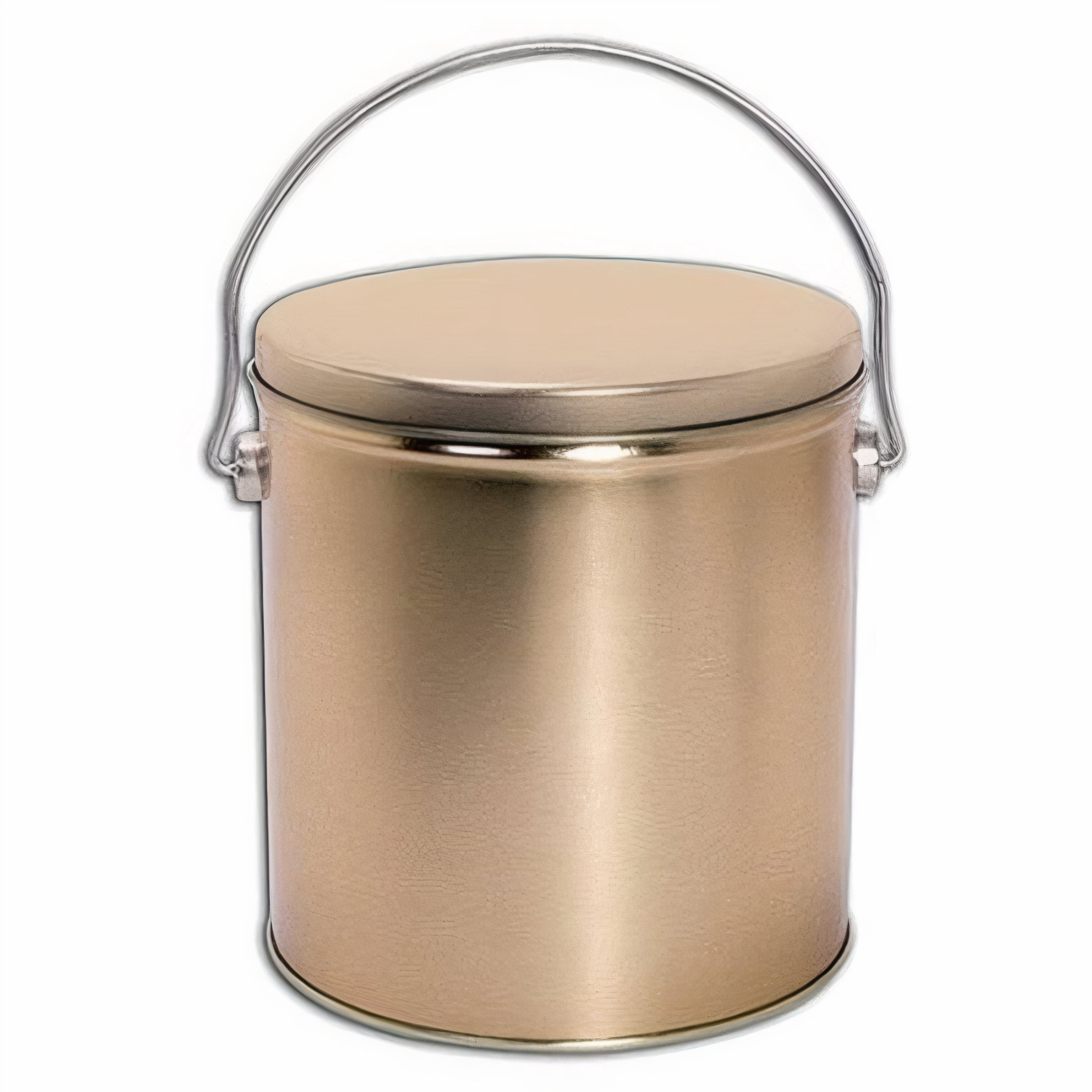 Pop N Cream Solid Gold 1 Gallon Popcorn Tins - Walmart.com