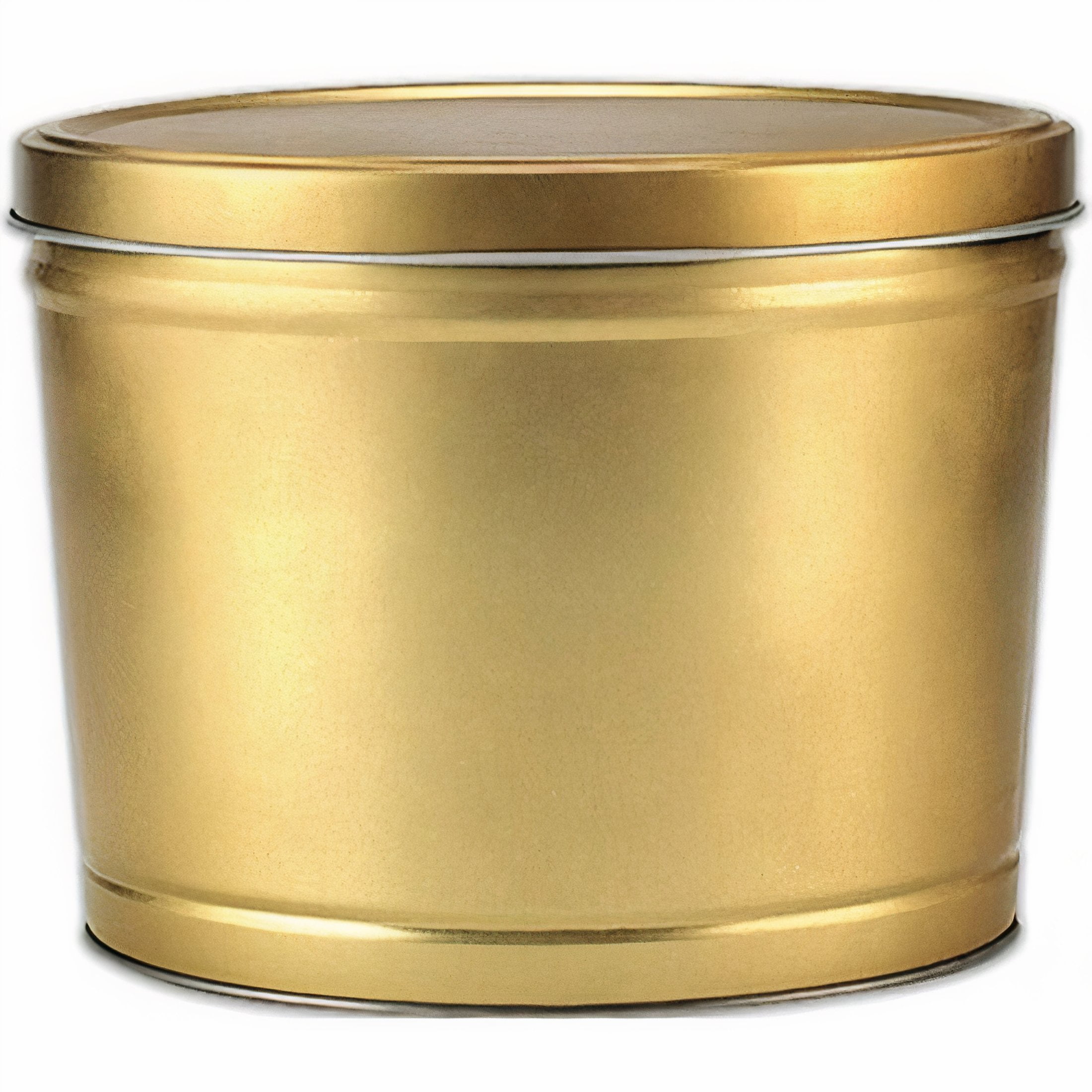 Pop N Cream Solid Gold 6.5 Gallon Popcorn Tins - Walmart.com