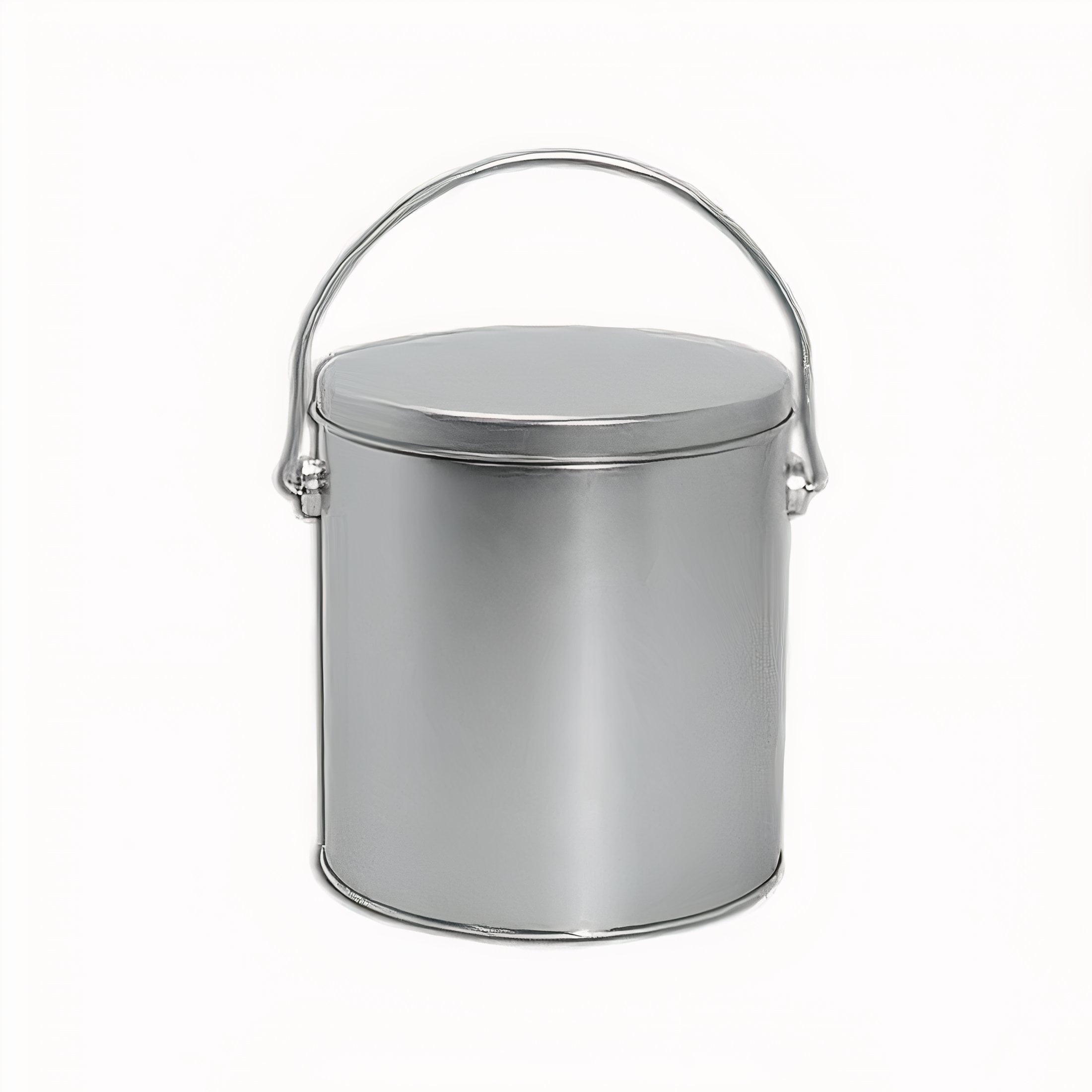 Pop N Cream Solid Silver 1 Gallon Popcorn Tins - Walmart.com