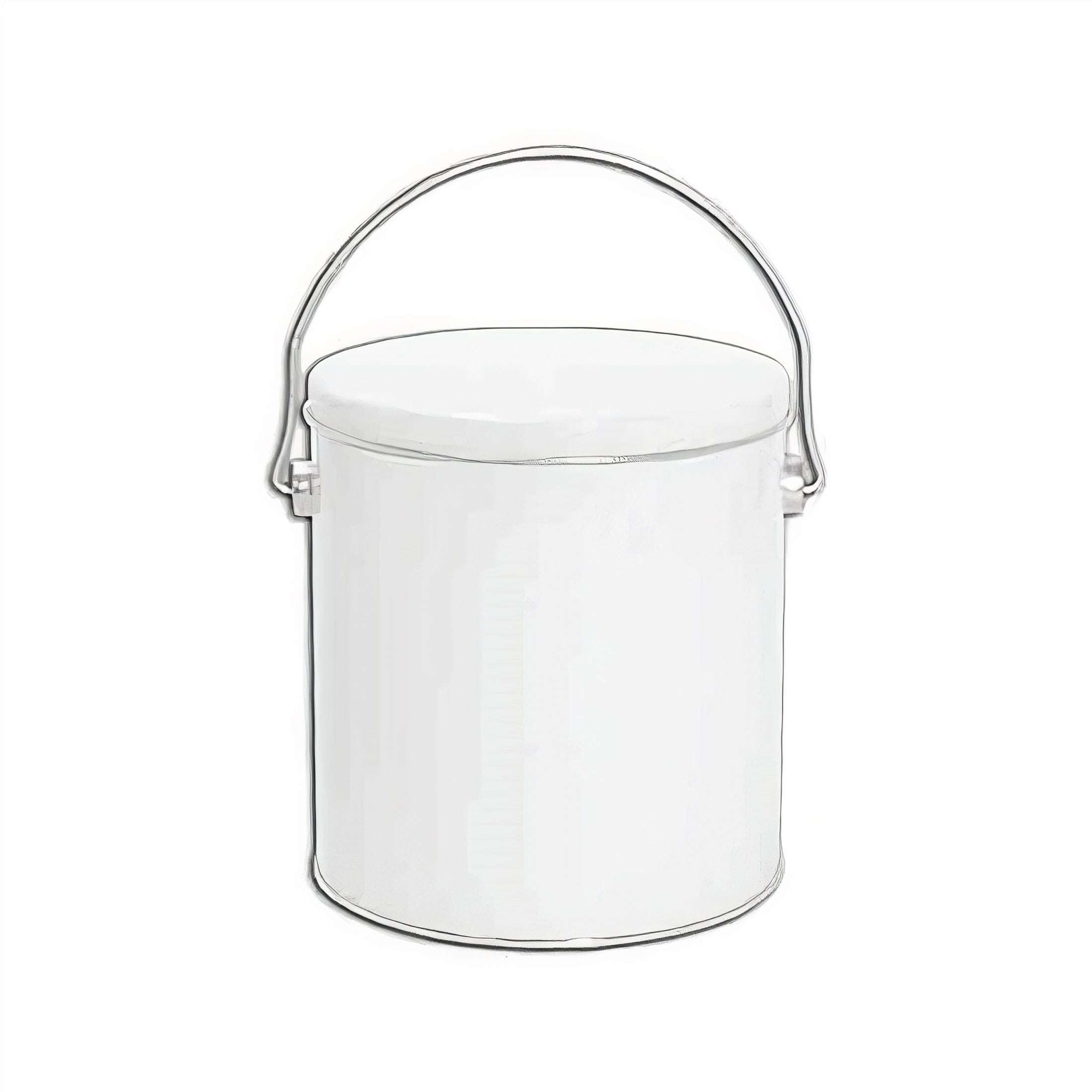 Pop N Cream Solid White 1 Gallon Popcorn Tins - Walmart.com