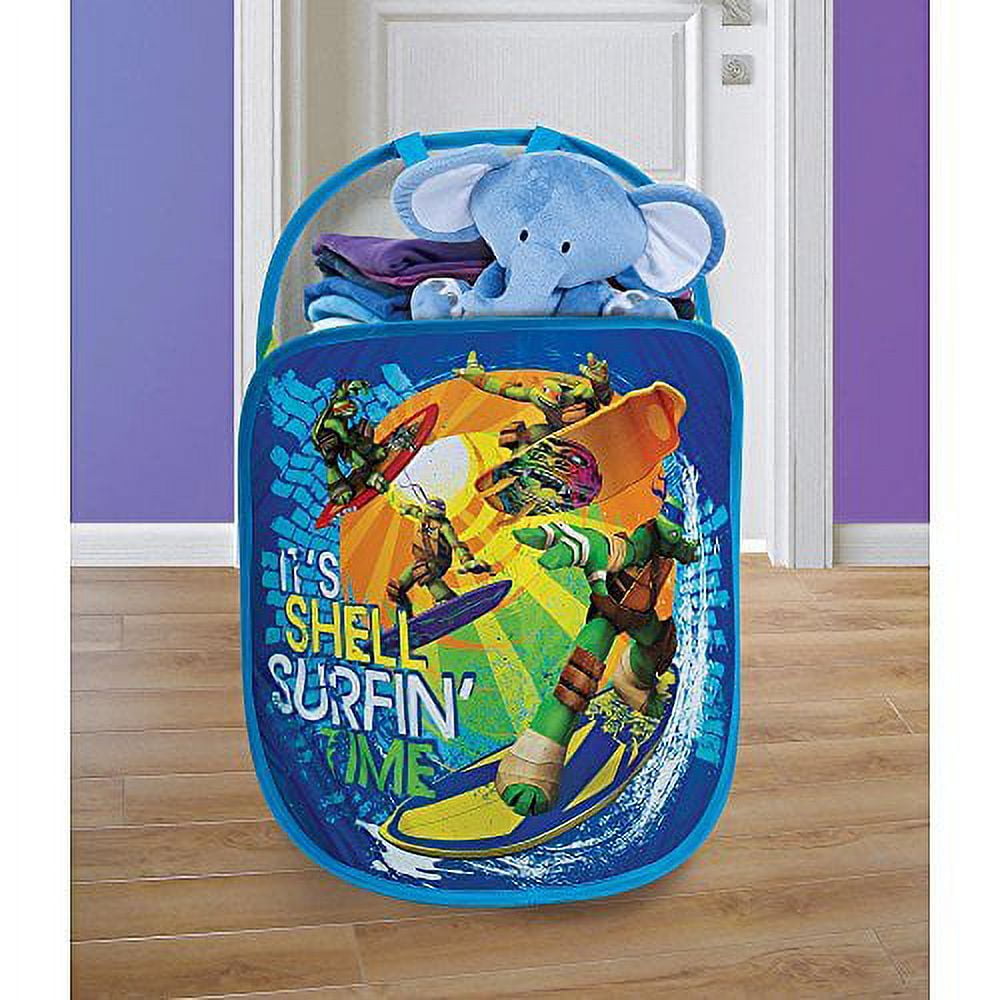 Pop N Play Laundry Tote - Teenage Mutant Ninja Turtles - Basket New ...