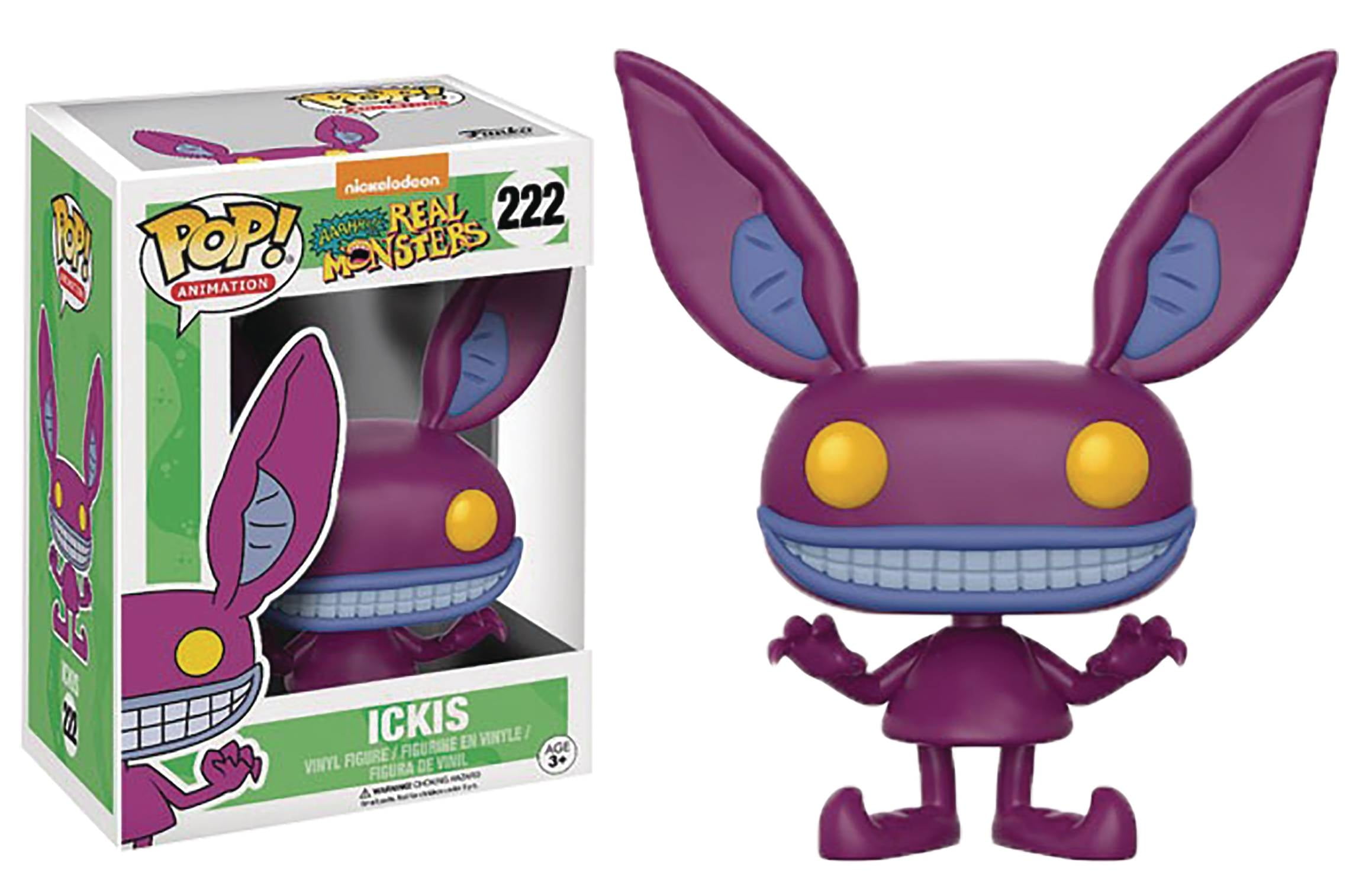Pop Nick TV Aaahh Real Monsters Ickis Vinyl Figure (Other) - Walmart.com