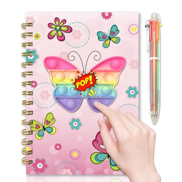 Pop Notebook it for Kids, GINMLYDA Lined Spiral Journal with 6 ...