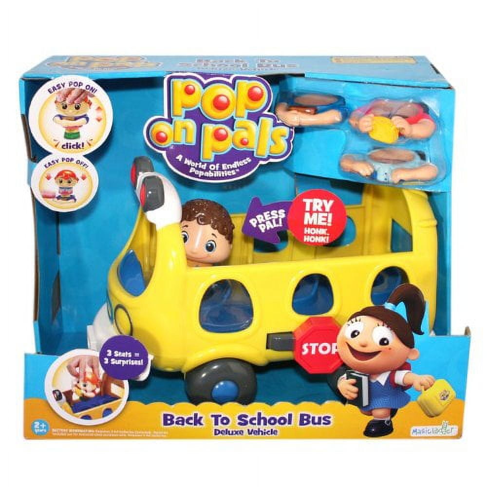 Pop On Pals - Deluxe School Bus - Walmart.com