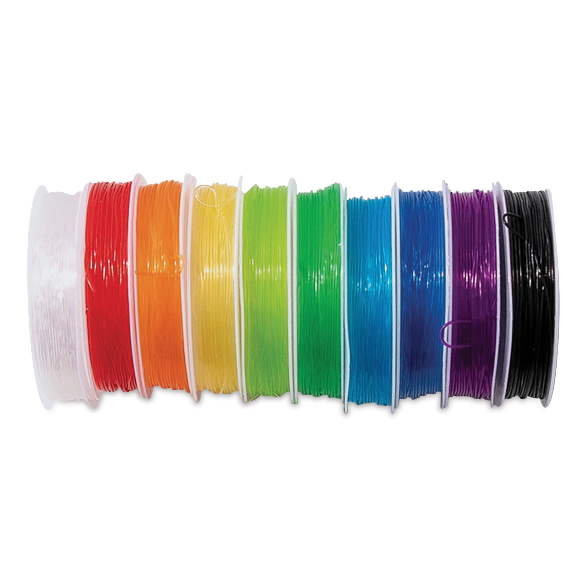 Pop! Plastic Stretch Cords - Rainbow, Pkg of 10 - Walmart.com