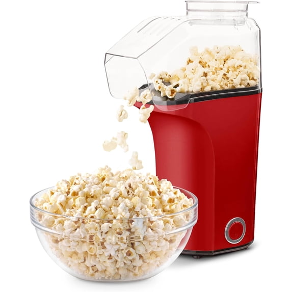 Pop Popcorn Maker - Oil-, Air Popcorn Popper - With Measuring Cup ...