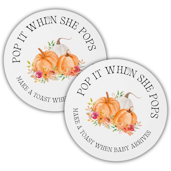 Mini Champagne Bottle Labels