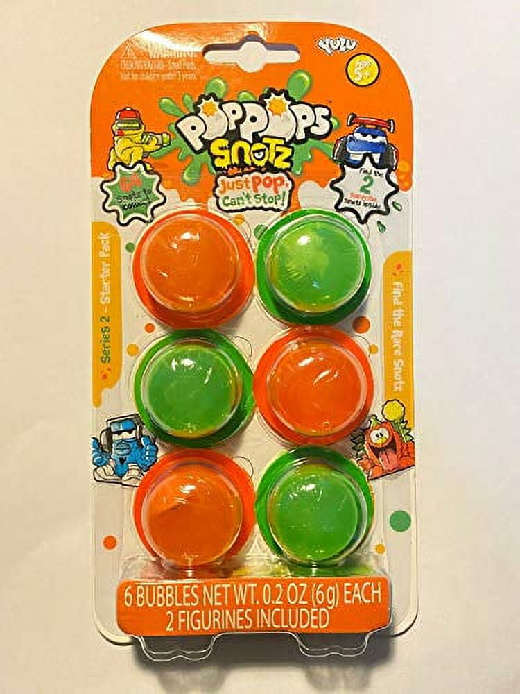 Pop Pops Snotz Series 2 Starter Pack 6 Bubbles - Walmart.com