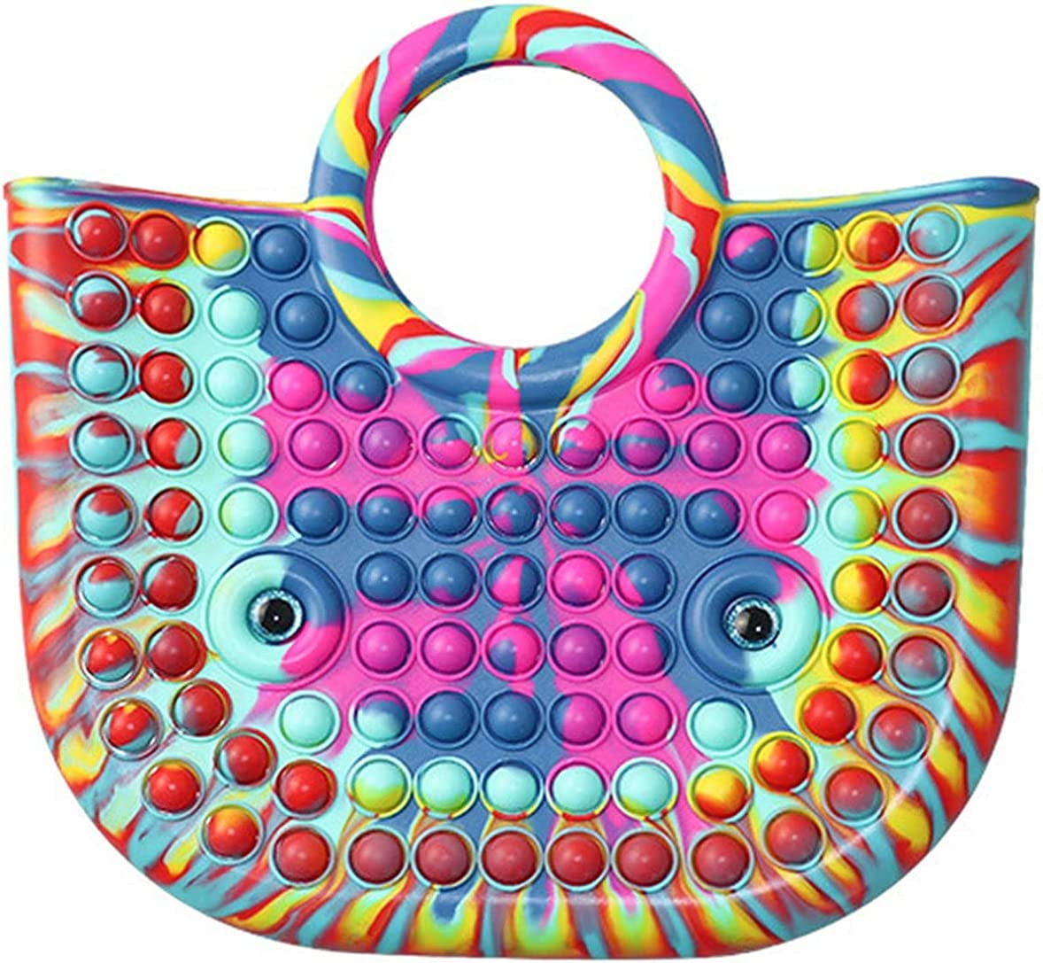 Purse Fidget Tote Bag Push Bubble Handbag Silicone Top Handle Satchel ...