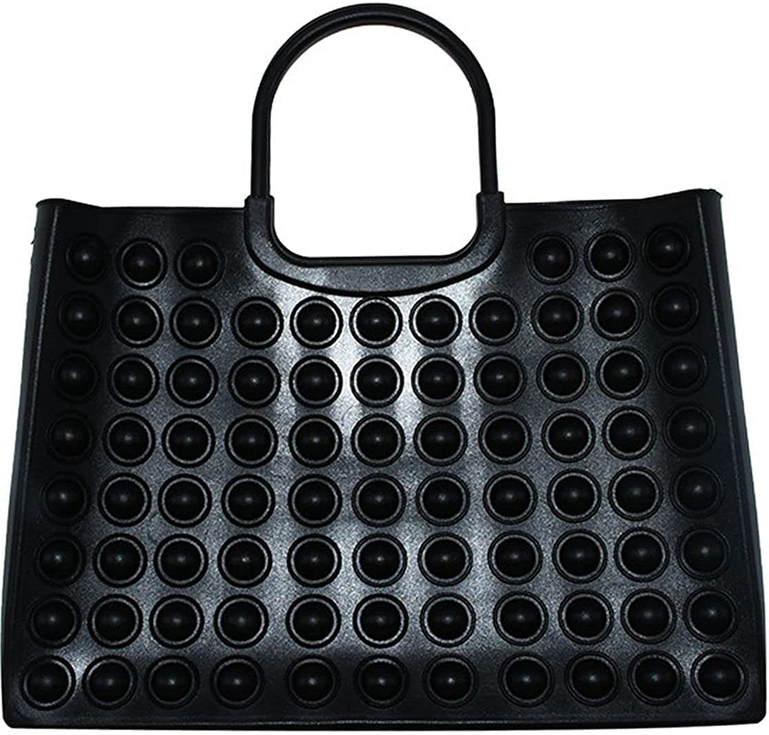 Pop Purse Fidget Tote Bag Push Bubble Pop Handbag Silicone Top Handle ...