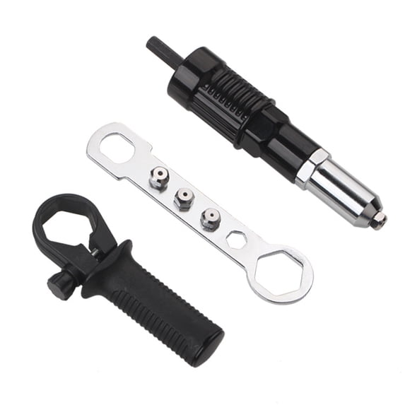 Pop Rivet Gun Adapter Kit, Cordless Electric Power Drill Rivets ...
