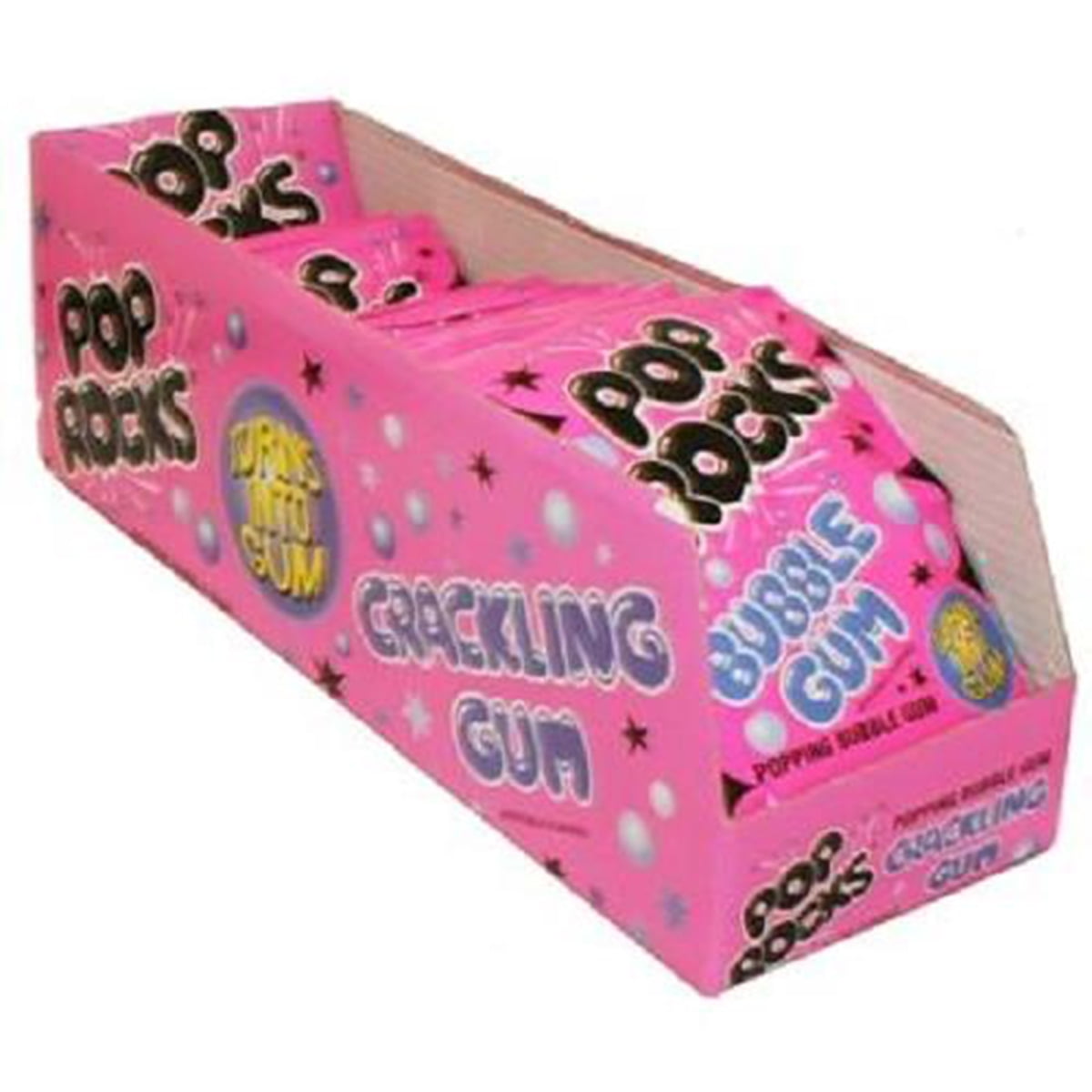 Pop Rocks Bubble Gum, 24 Count (0.37 oz each), Individually Wrapped ...