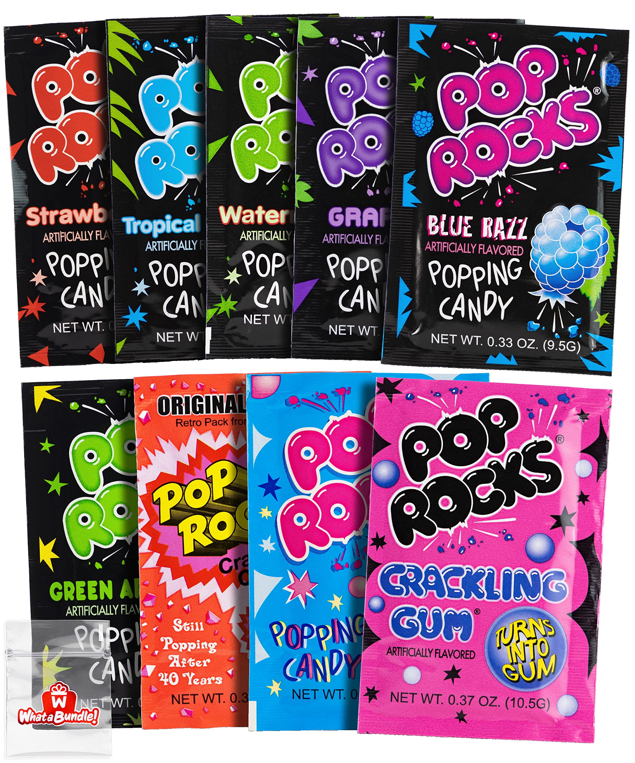 Pop Rocks Candy Variety DNF2 Pack (9 Pack - 1 of All 9 Flavors) - Nostalgic 90s Old School ...