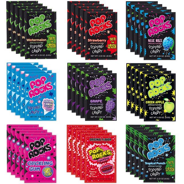 Pop Rocks Candy Variety - old school rock candy - Popping Candy ...